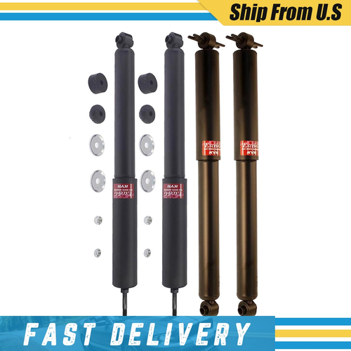 KYB Front Rear Shocks For JEEP WRANGLER RUBICON SAHARA SPORT JK 07 08 ...
