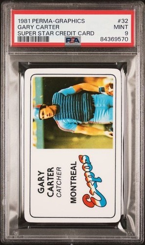 1981 Gary Carter Super Star Perma-Graphics PSA 9 | eBay