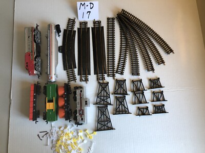 bachmann tyco atlas train track ho scale engine, cars, parts lot ...