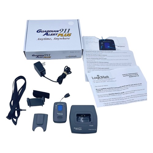 LogicMark Guardian Alert 911 PLUS Model 40711B Emergency Alert System ...