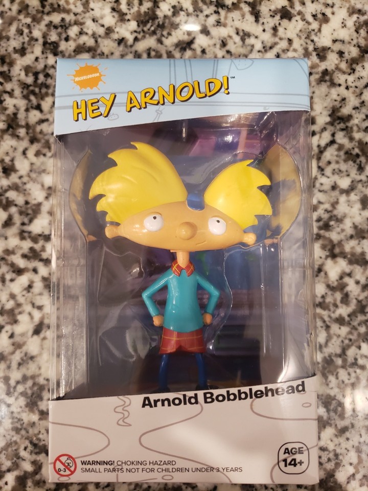 Nick Box Culturefly Exclusive Hey Arnold! Bobble Head Set; Arnold ...