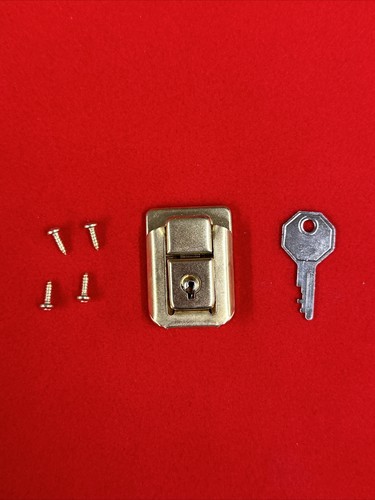 Replacement Brass Latch with Key and Screws for Wood Display Cases | eBay
