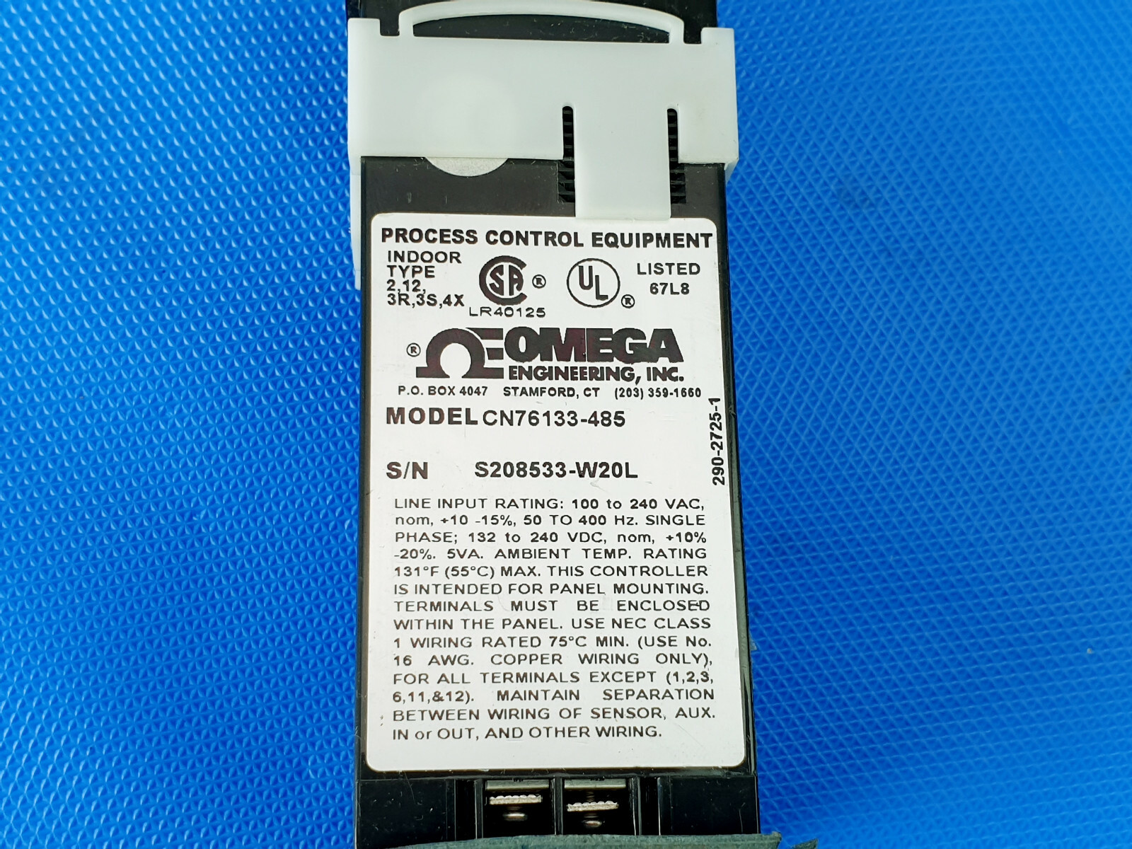 OMEGA Microprocessor Temperature Control CN76000 | eBay