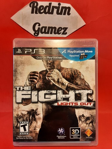 The Fight Lights Out COMPLETE Black Label Sony PS3 Video Games Arcade ...