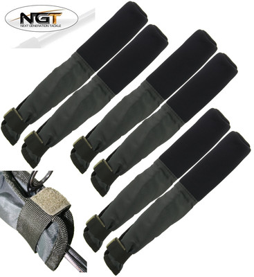 3 X PAIRS GREEN TIP AND BUTT PROTECTORS NGT ROD PROTECTORS FOR CARP ...
