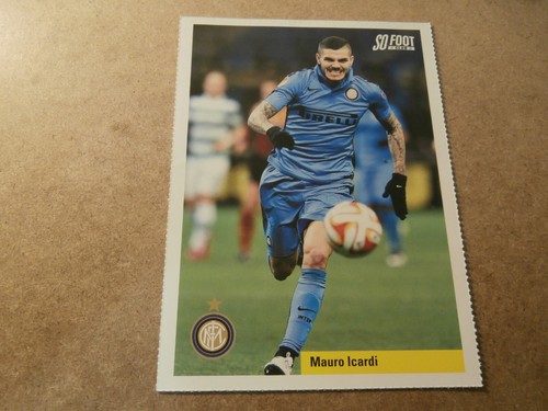 MAURO ICARDI (INTER MILAN), RARE FOOTBALL ROOKIE CARD SO FOOT (JT29) | eBay