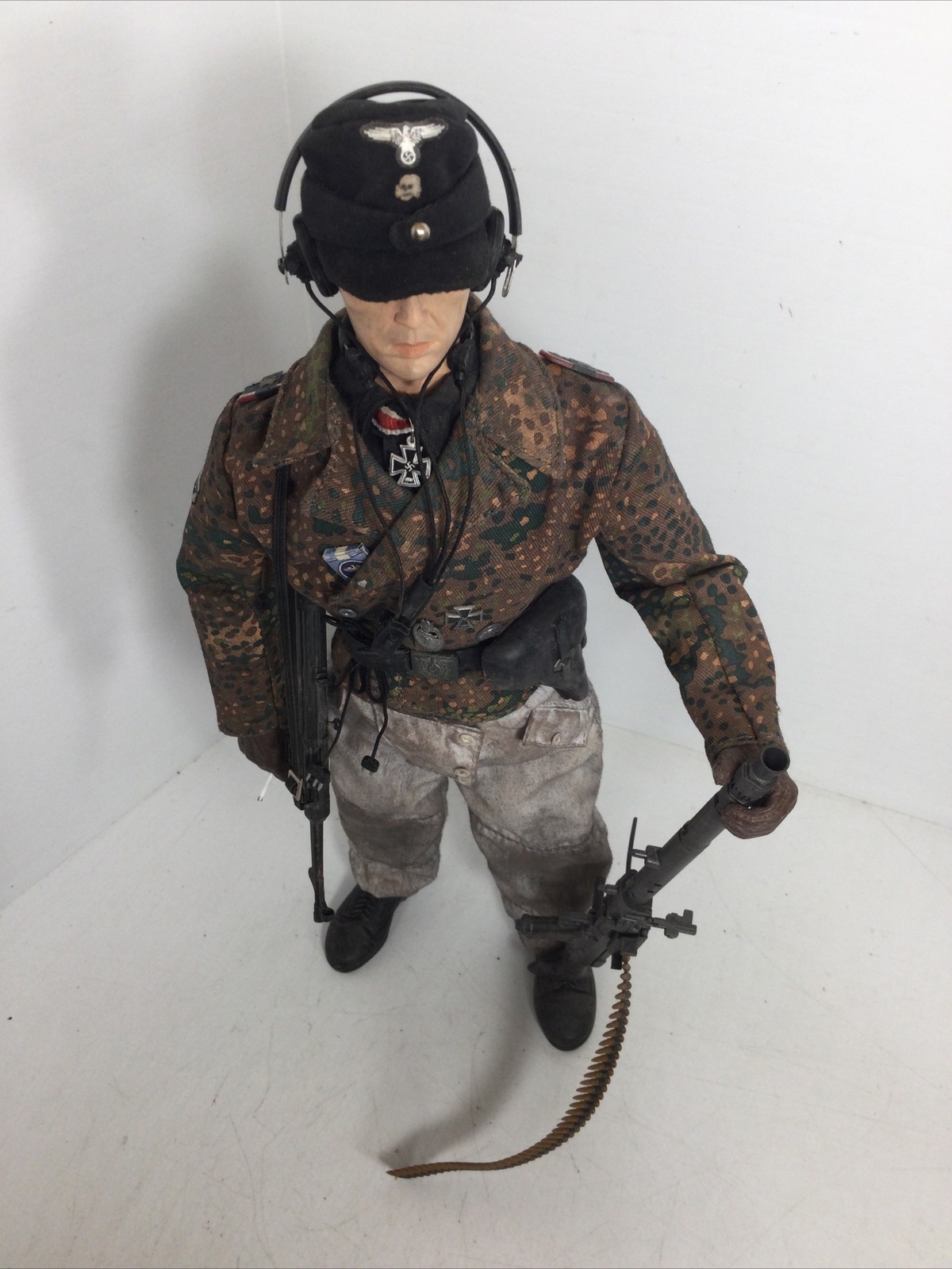 1/6 DRAGON GERMAN SS PANZER LEHR DIV TIGER TANK GUNNER MG-34 MP-40 &P ...