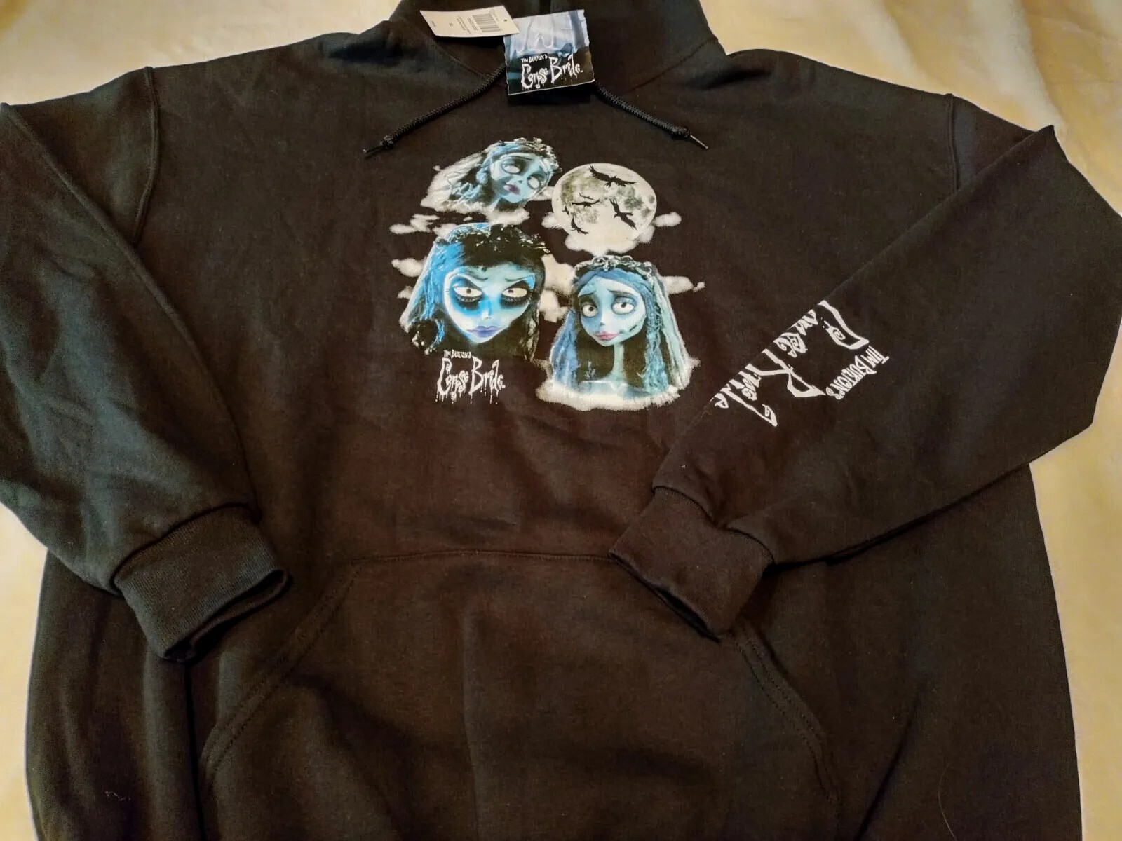 Corpse Bride 3 Emily Moon Collage Hoodie Hooded Sweatshirt Tim Burton ...