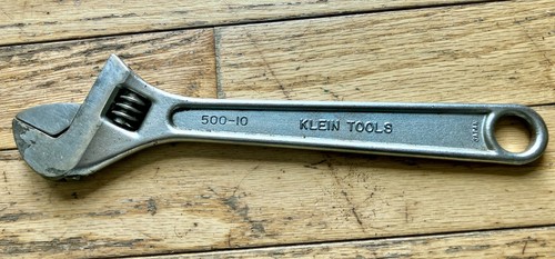 Klein Tools 500-10 10" Inch Adjustable Wrench | eBay
