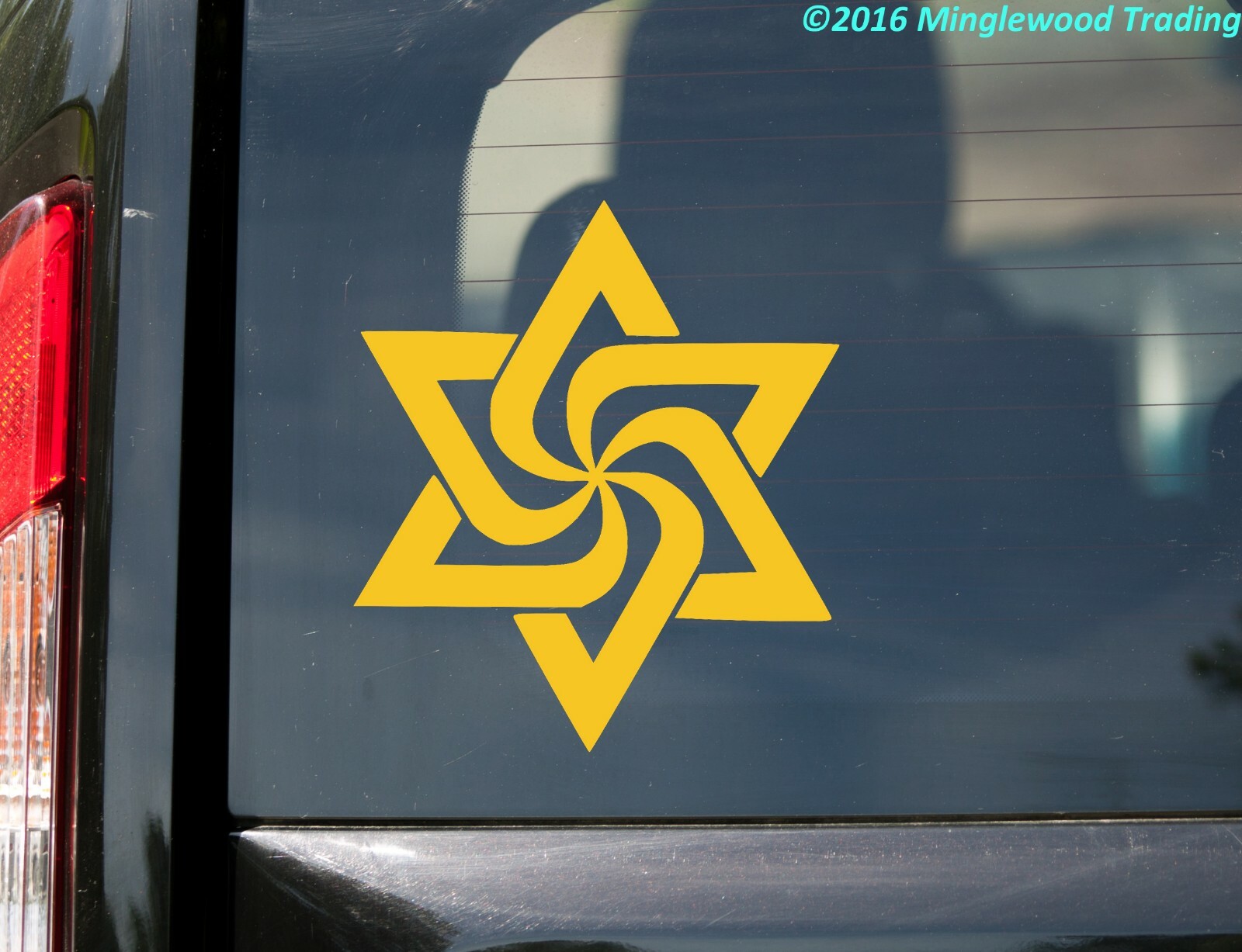 RAELIAN STAR Vinyl Decal Sticker - UFO Religion Raelism Rael Elohim ...
