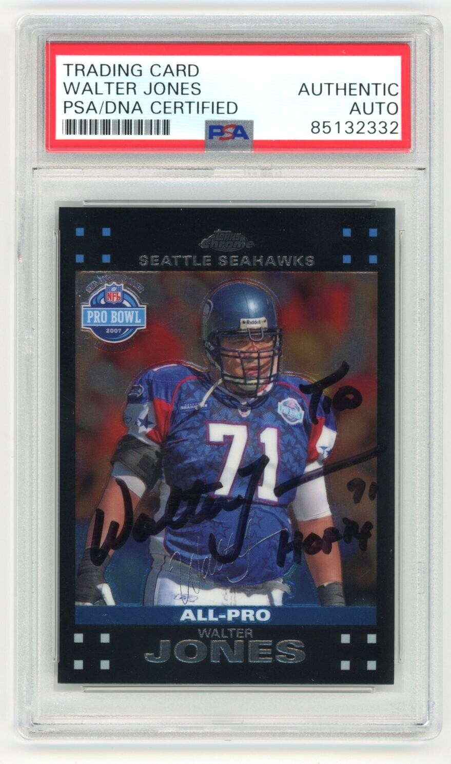 2007 Topps Chrome - All-Pro Walter Jones #TC103 for sale online | eBay