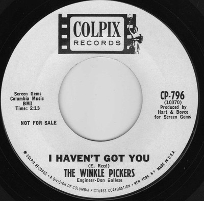 THE WINKLE PICKERS I HAVEN'T GOT YOU US ORIG 7" PROMO GARAGE | eBay