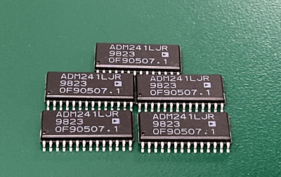 ANALOG DEVICES ADM241LJR Quad Transmitter Quint Receiver RS-232 28-Pin ...