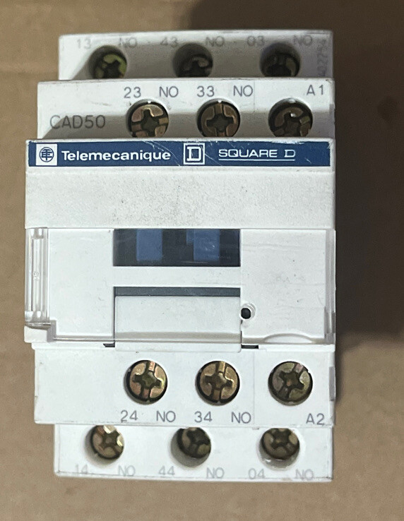 2-Schneider Electric Telemecanique CAD50 Contactor 10A (Lot of 2) | eBay