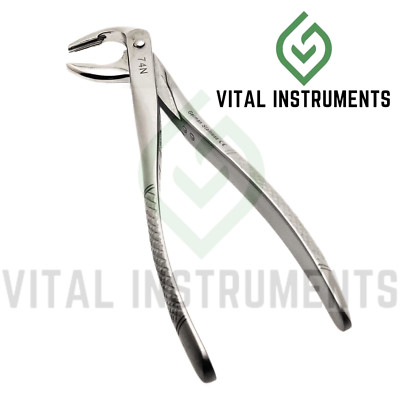 Dental Atraumatic Extracting Forceps #74N Pediatric 5.5" Surgical ...