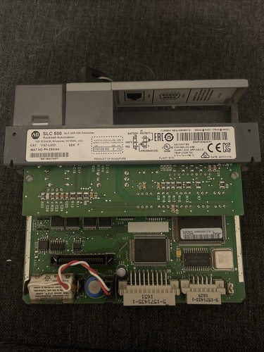 ALLEN BRADLEY SLC 500 1747-L533 5/03 32K SER F CONTROLLER MODULE | eBay