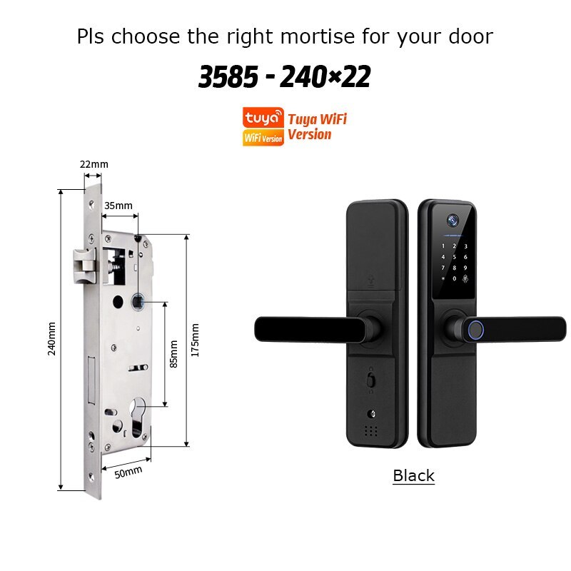 Electronic Fingerprint Front Camera Photo Taking Security Door Wifi ...