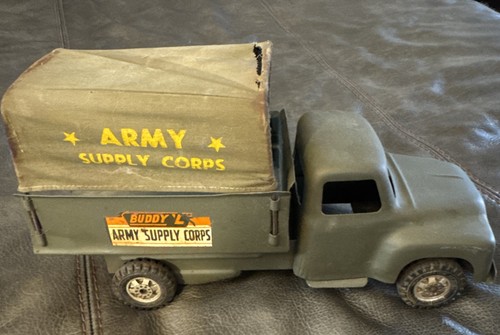 Vintage Buddy L Toys Pressed Steel Army Supply Corps Truck | eBay