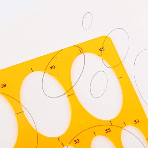 caralin Ellipse Oval Template Geometry College Math Measuring Tool ...