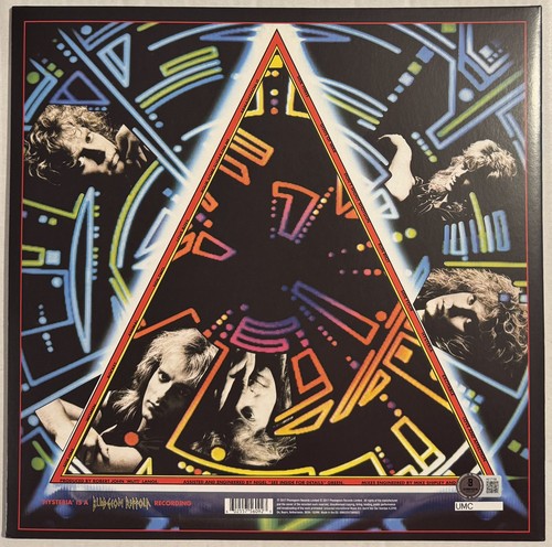 Def Leppard Entire Band Signed Autograph Hysteria Vinyl Record Album ...