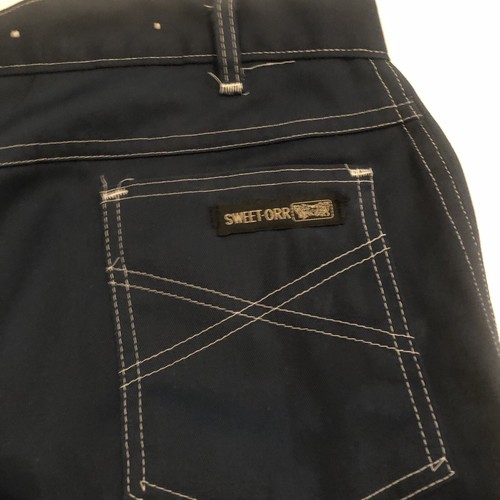 Vintage Sweet Orr Pants Dark Blue Light Stitching Mens 33 80’s Casual ...