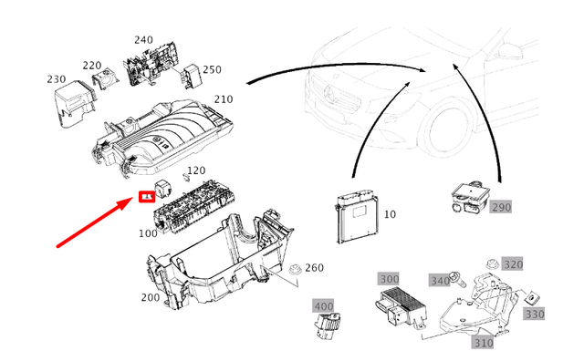 MERCEDES BENZ Sicherung Powerbox Relais A0009828223 online kaufen | eBay