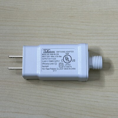 TDC Power Switching Adapter Model SA9A-06-12W 12V 0.5 | eBay