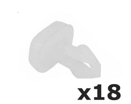 Set of (18) Mercedes Benz W126 W201 Grille Moulding Clip - Horizontal ...