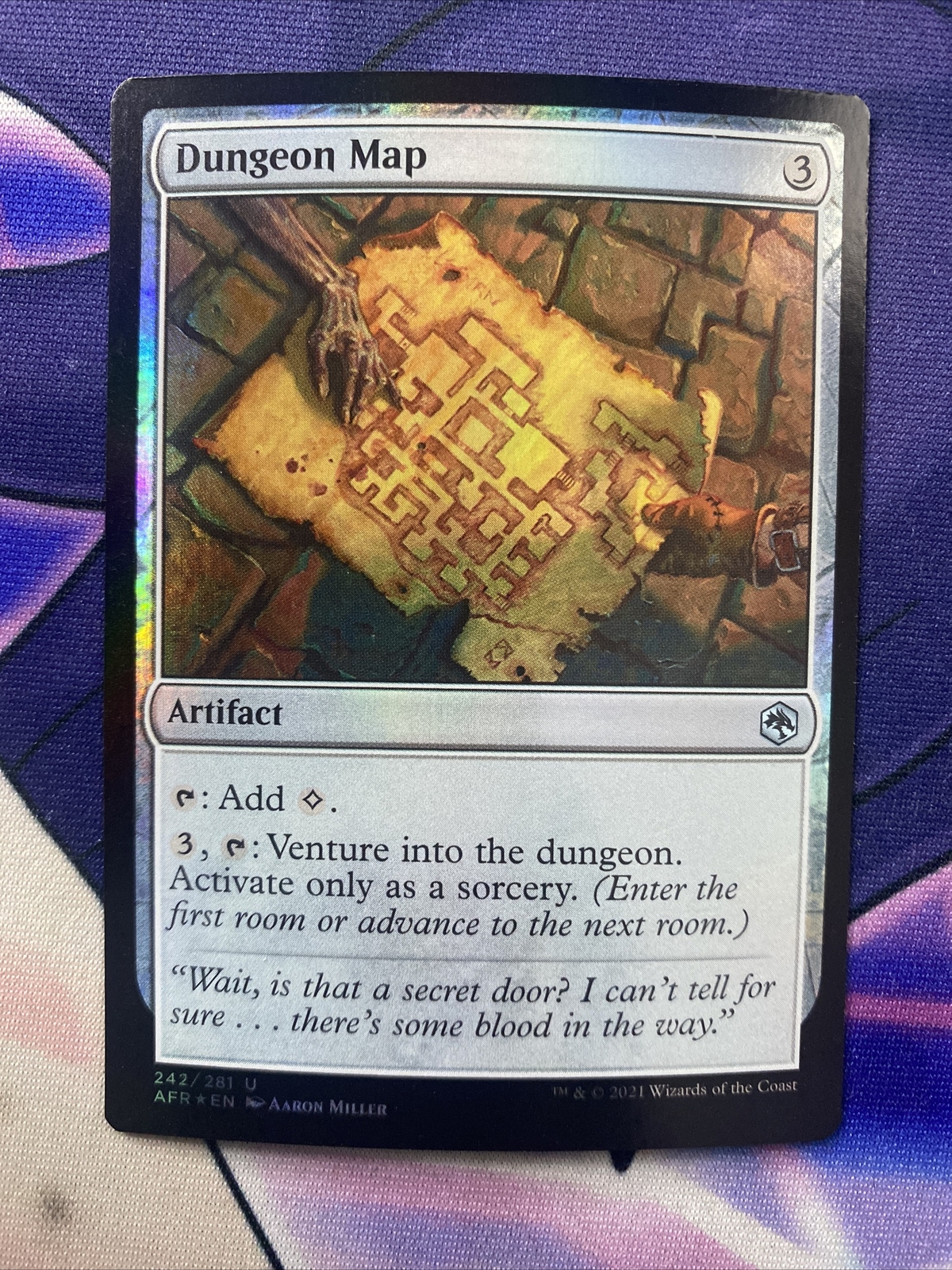 Magic The Gathering:MTG Forgotten Realm Foil Dungeon Map 242/281 | eBay