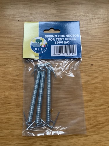 3 x Awning Tent Pole Spring Joints Pole Spring Connector Springs | eBay
