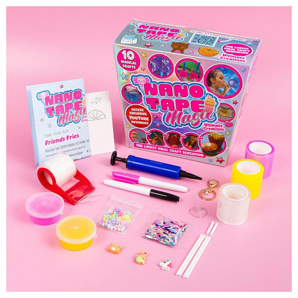 Nano Tape Magic - Deluxe Ultimate Creations Kit Arts and Crafts Kids ...