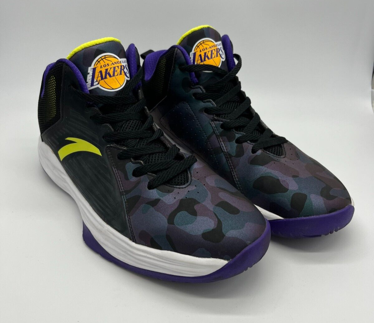 ANTA NBA Los Angeles Lakers Purple Camouflage Men's 1… - Gem