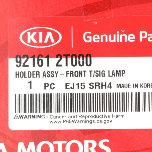 OEM NEW Front Head Light Turn Signal Lamp Socket Cadenza Optima 92161 ...