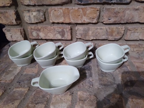 Cups Melamine Melmac Cups Camping Mint Green Mugs Creamer Set of 9 ...
