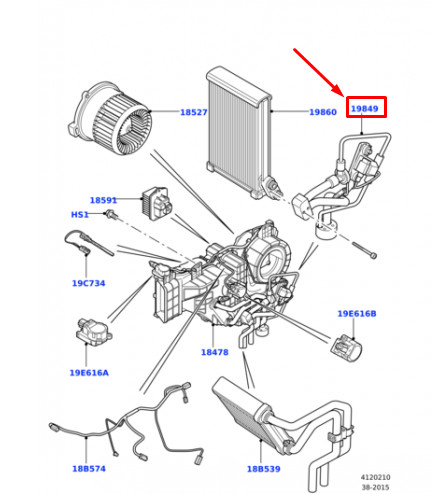 OEM Land Rover LR072517 Evaporator Expansion Valve for sale online | eBay