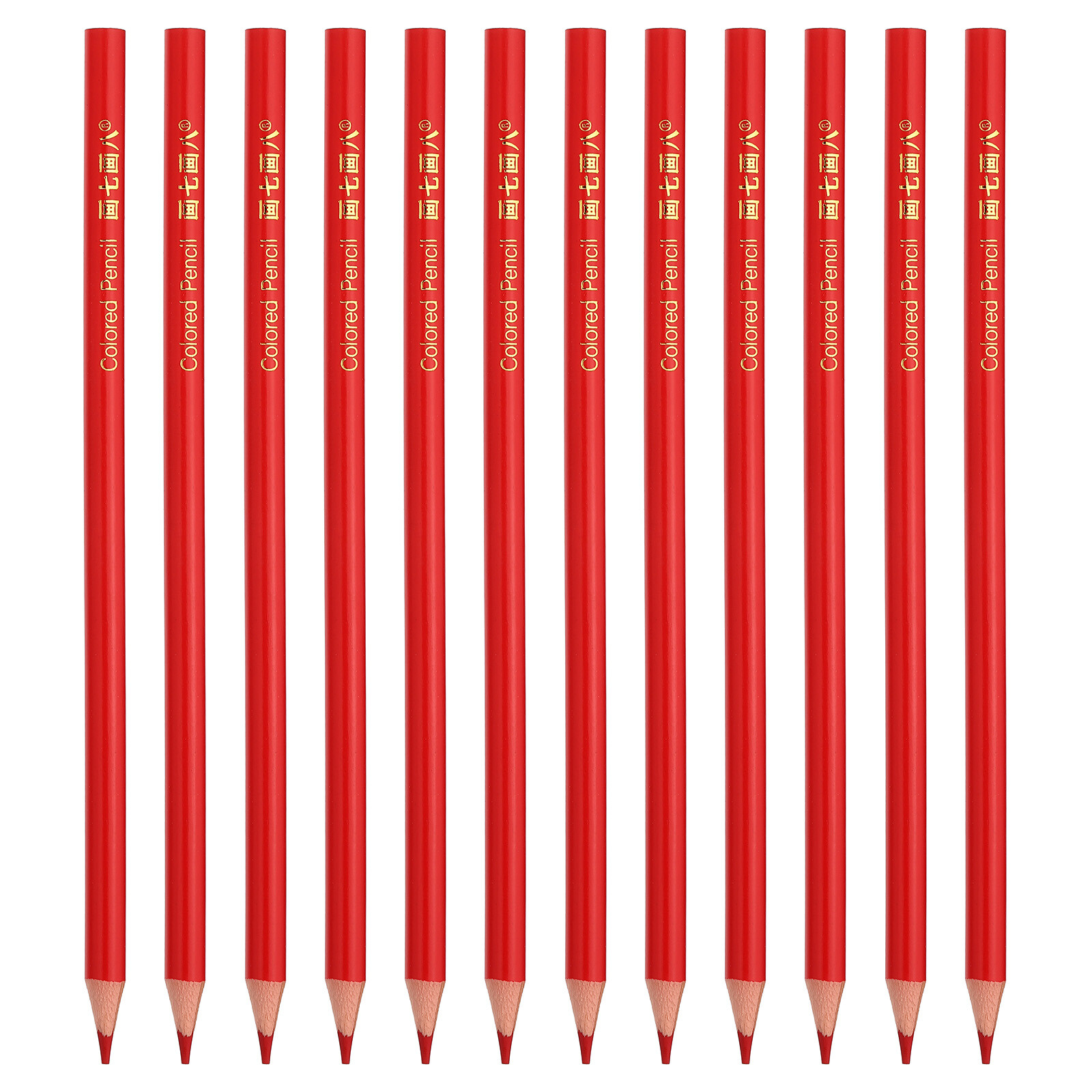 Red Colored Pencils Set,12 Pcs Oil Color Pencils | eBay