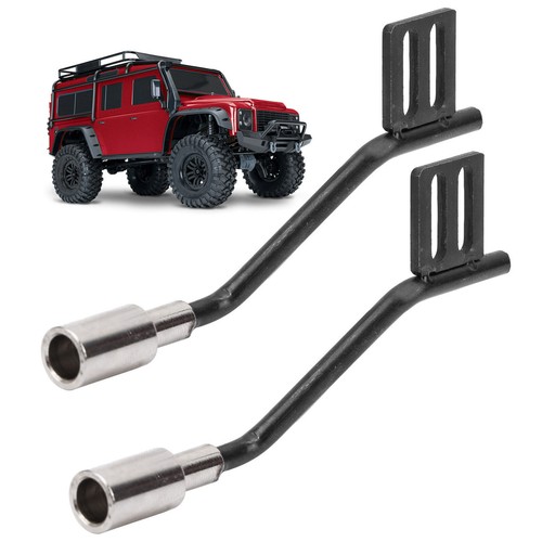 1Pair Metal RC Car Simulation Decoration Exhaust Pipe Accessories for ...