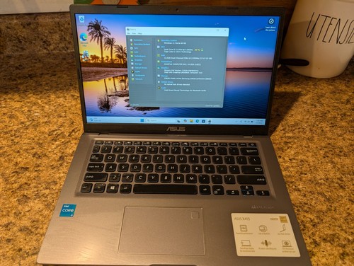 Asus Vivobook X415 laptop 11th Gen Core i3 12gb ram 256gb SSD backlit ...