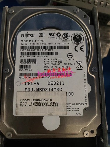 1pcs Used MBD2147RC 146G 10K 2.5-inch SCSI #F4 | eBay