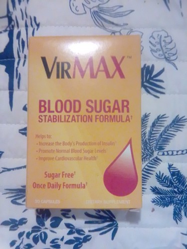VirMax Blood Sugar Stabilization Formula Cardiovascular Supplement 30CT ...