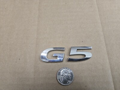 Pontiac OEM G5 Individual Letter Lettering Emblem Badge Logo Nameplate ...