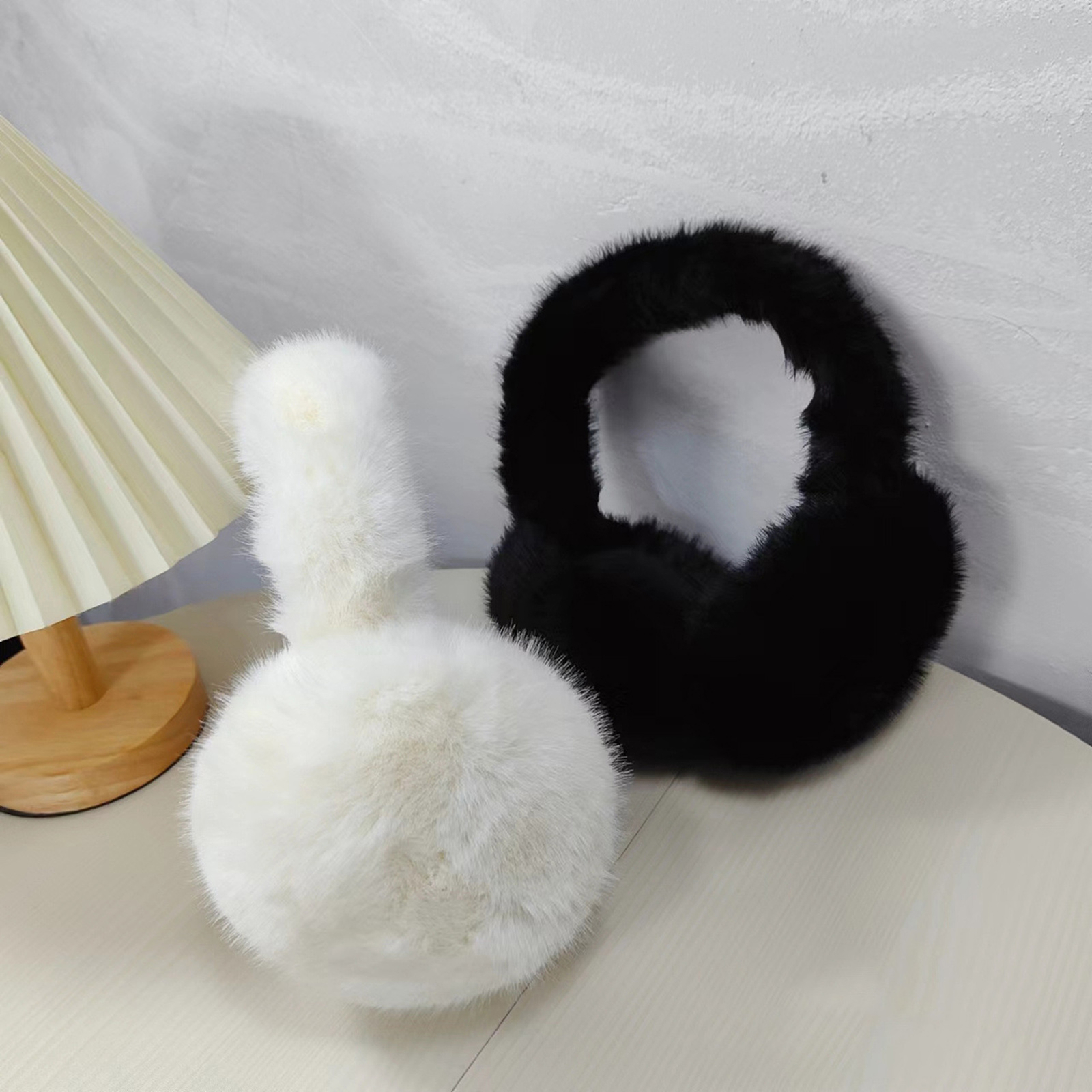 Ear Warmer Thermal Windproof Winter Thermal Unisex Fluffy Ear Covers ...