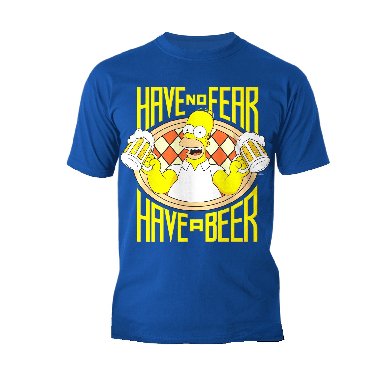 The Simpsons Homer Beer Fear Official Men's T-Shirt Funny Simpson ...