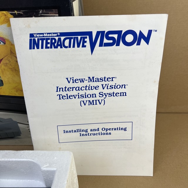 View-Master Interactive Vision 1988 VHS Sesame Street Cartoon Game ...