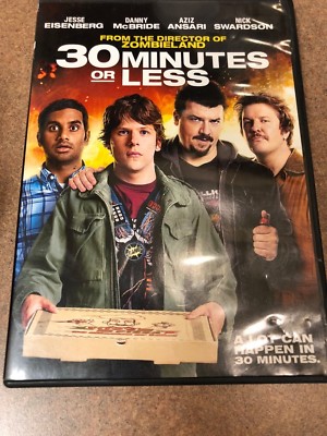 30 Minutes or Less (DVD, 2011) Jesse Eisenberg, Aziz Ansari, Danny ...