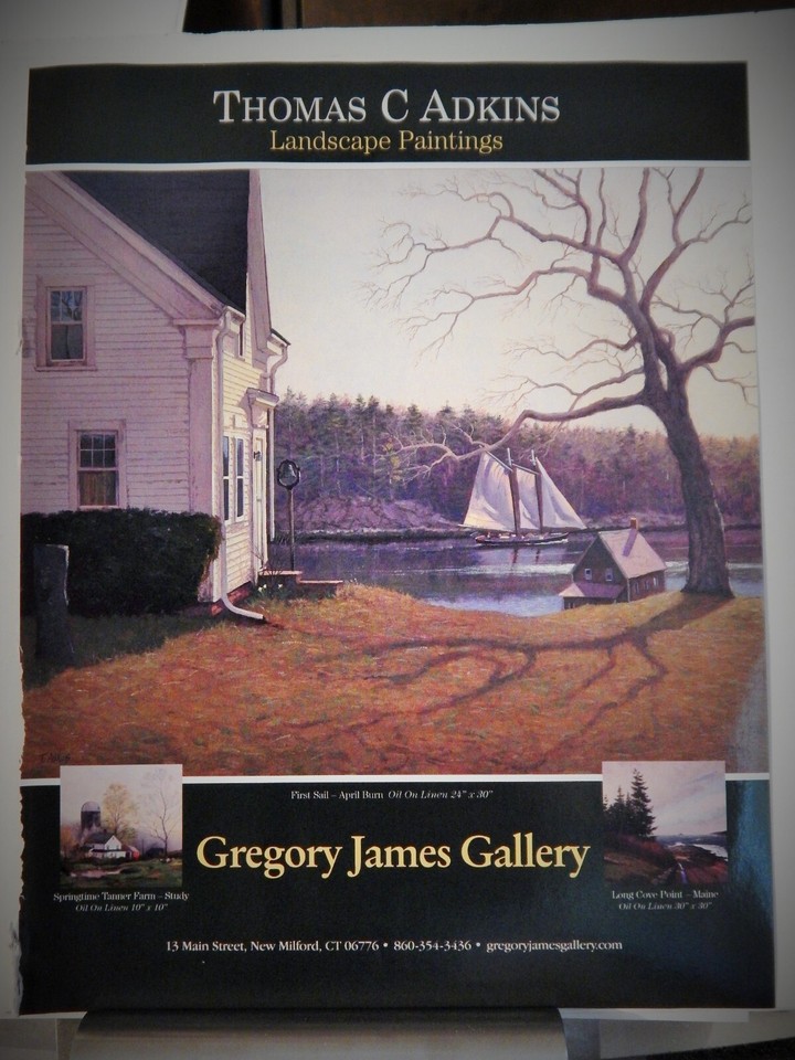 STAN MOELLER / THOMAS C ADKINS ART PIECES ORIG VTG 2011 ADVERTISEMENT ...