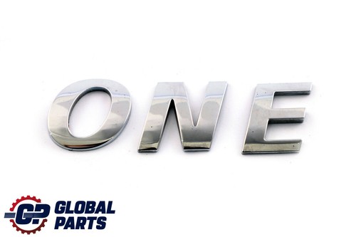 BMW MINI One R50 R55 R56 R60 Lettering Emblem Logo Rear Boot Trunk Lid ...