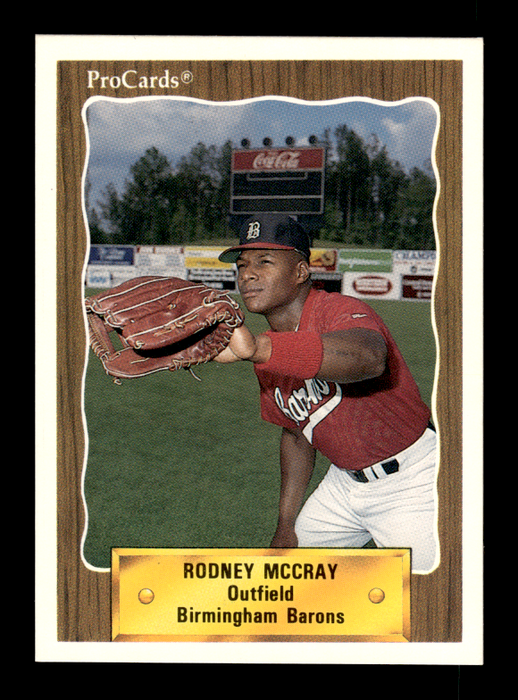 1990 Pro Cards Gatorade # 1119 Rodney McCray Card ML Birmingham Barons ...