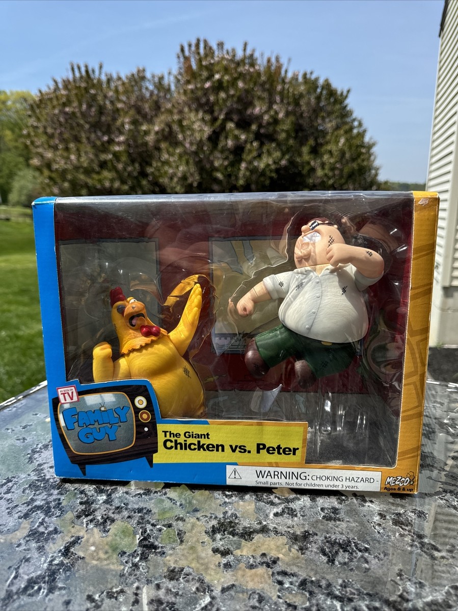 Family Guy Peter Vs Chicken Toy Mezco Family Guy The Giant Chicken Vs