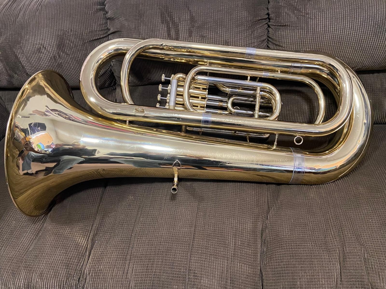 Andrea Eastman Tuba EBB431 Bb with Case & Mouth piece Excellent playing ...